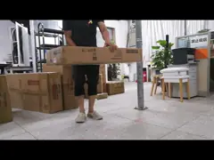 Portascarpe di legno KD di altezza 110CM del MDF di UE che imballano per il corridoio dell'entrata