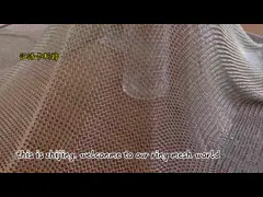 Maglia decorativa dell'anello del metallo dell'anello di 1.5mm per il divisorio
