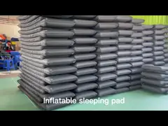 Foot Press Inflatbale Ultra Lightweight Sleeping Mat 0.68kg For Backpacking Hiking