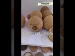 OEM Antislip Yoga Cork Massage Peanut Balls Roller Eco Friendly