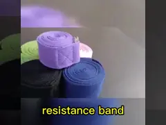 Polyester Cotton Yoga Belt Strap Extra Thick 45g With Adjustable Metal D Ring Buckle