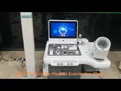 China Identity Card Barcode Login Health Check Kiosk For Height / Weight / Bmi / Blood Pressure for sale