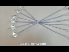 Silicone Medical Suprapubic Indwelling Foley Catheter For Patient