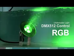 Il controllo esterno 90LM ha condotto il FCC IP68 RGB delle luci 3W dello stagno con Ce Rohs