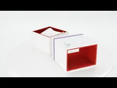 Luxury personalized glossy custom paper gift packaging box wholesale