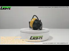 farol leve conduzido maneira de carregamento do piscamento da bateria dois de 221lum 15000 Lux Corded Mining Cap Lamp 6.8Ah Panasonic para a mineração