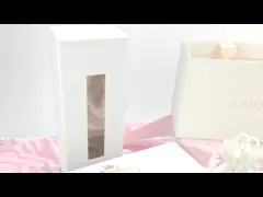 Custom Hair Extensions Packaging Drawer Boxes with Window/Handbag/Envelope/Drawstring Bag