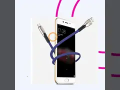 ODM 2.4A Type C USB Data Cable / USB Charger Cable 1m For Android