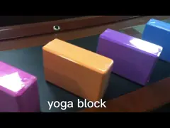 Non Slip Eco Wooden Yoga Brick High Density Cork Blocks 2 Pack