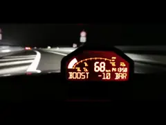 Ταμπλό ραλιών DO921 OBD2 6,5» με τη μαύρη επίδειξη