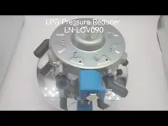 China Silver Blue Pressure 2 Stage Lpg Gas Regulator For Car LPG Vacuum System for sale