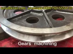Crane Wheels forged steel production