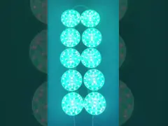 big size LED Daytime Running lights Ultra Bright white Circular warning light