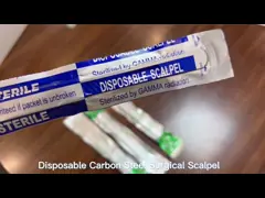 Carbon Steel Surgical Scalpel Disposable For Soft Tissues