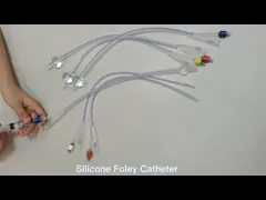 Suprapubic Indwelling Foley Catheter Medical Grade Silicone Material