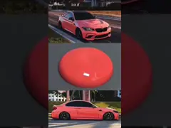 Macaron Car Vinyl Wrap Film High Glossy Orange Remove Import Glue , 5ftx60ft