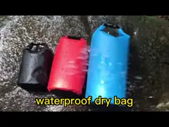 Outdoor Water Sports PVC Waterproof Dry Bag Transparent for Camping