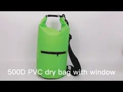 0.3lb Camping Waterproof Bag Abrasion Resistant 500D PVC Construction