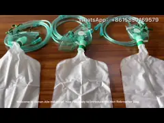Medical PVC Non Rebreathing Mask With Oxygen Reservoir Bag