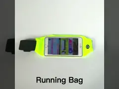 OEM Expandable Hiking Fanny Pack Waterproof With Transparent Phone Pocket