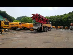 Used ZOOMLION Concrete static Pump HBT100.18.186RSU