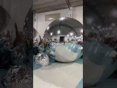 China Reflective Mirror Material Inflatable Reflective Ball Huge Inflatable Disco Balls Wedding Decor Inflatable Mirror Ball for sale