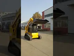 75HP Crawler Skid Loader Mini Construction Machinery Wheel Loader Track Skid Steer Loader Mini