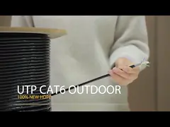 China Plenum CAT6 Network Cable , CAT6 Ethernet Patch Cable For 600 MHz High Speed Data for sale