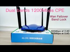 China 5dBi Antennas 5G 1200Mbps WiFi Router 802.11 5GHz Sim Card Router for sale