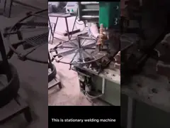 The steel mesh's welding of stationary spot welder