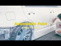 High gloss car refinish paint