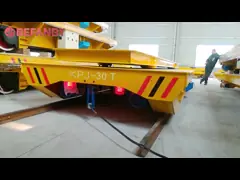 China KPJ 6MT Radio Control Spring Cable Drum Power Electric Transfer Bogie on Rail Industrial for sale