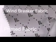 Printed 100 TPU Wind Breaker Fabric 186gsm Waterproof