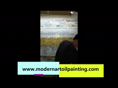 Gold Foil Painting Abstract Canvas Wall Art For Decoration