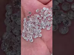 China IF-SI2 Certified Round Lab Created Loose Gemstones For Rings for sale