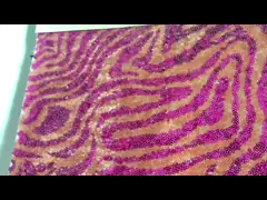 Animal Pattern Design Sequin Embroidery
