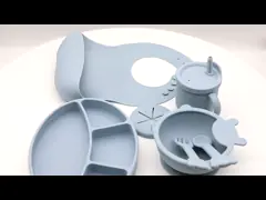 silicone baby feeding set