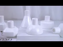 나사형 상부 모자 스틱 알루미늄 커버와 100 밀리람베르트 하얀 작은 확산기 유리병