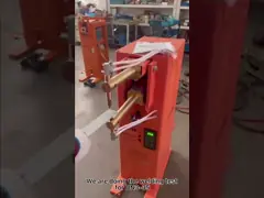 The metal sheet's welding of pneumatic spot welder