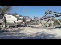 China Mobile Concrete Block Crusher Copper Mine Iron Ore 130 TPH Cement Crusher Machines for sale