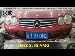 Front Mercedes SL Class Hydraulic Shocks Absorber Replace Video