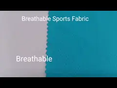 Waterproof 60GSM Breathable Sports Fabric 150cm Cationic Polyester