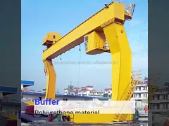 20 T class L-Shaped Legs Single Girder Gantry Crane with Winch from Henan Mine Crane