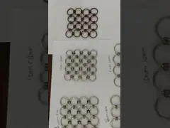 acciaio inossidabile Mesh Screen dell'oro 304 pieni dei pannelli del corrimano di 25mm