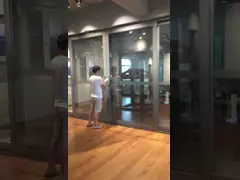 날개에 두 개의 창문이 있는 문 시스템