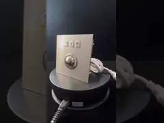 Teclado industrial Ip68 con la destrucción anti material del acero inoxidable del Trackball