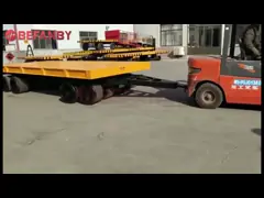 Il rendimento elevato ha motorizzato i carretti industriali, carretti di maneggio del materiale del carico 50T