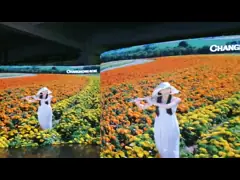 China Indoor HD Flexible LED Curtain Screen 240x120mm Full Color for sale