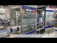 SS316 Body Lotion Hand Sanitizer Shampoo Shower Gel Plastic Bottling Filling Machine