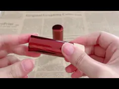 Cylinder 3.5g  Empty Lipstick Tube Hot Stamping Logo